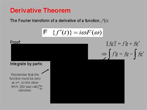 The Fourier Transform Some Fourier Transform Theorems T