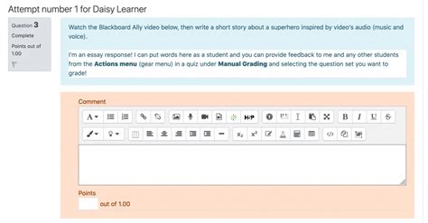 Quiz Manually Grading Attempts And Questions Olet Knowledge Base