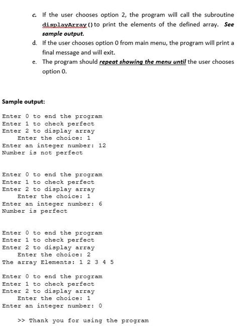 Solved Program Description Write A Mips Program That