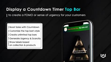Wt‑ Top Bar ‑ Countdown Timer Sales Countdown Timer Top Bar