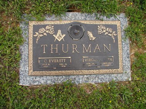 Virginia Ruth Ginny Double Thurman Find A Grave Reminne
