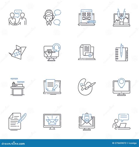 Tutorial Line Icons Collection Steps Guide Lessons Method