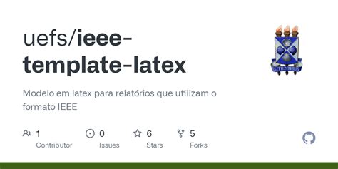 Issues Uefs Ieee Template Latex Github
