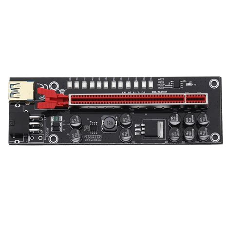 Keyboarant PCI E Holes LED Video Card Expansion Solid State Capacitors Multiple Shielded