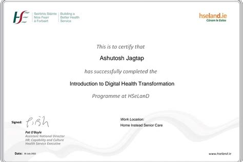 Ashutosh Jagtap On Linkedin Digital Health Transformation