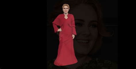 Adele Ready For Full Color 3d Printing 3d Model 3d Printable Cgtrader