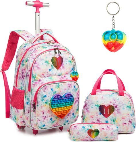 Meetbelify Mochila Con Ruedas Para Niñas Y Niños Mochilas Para Niños