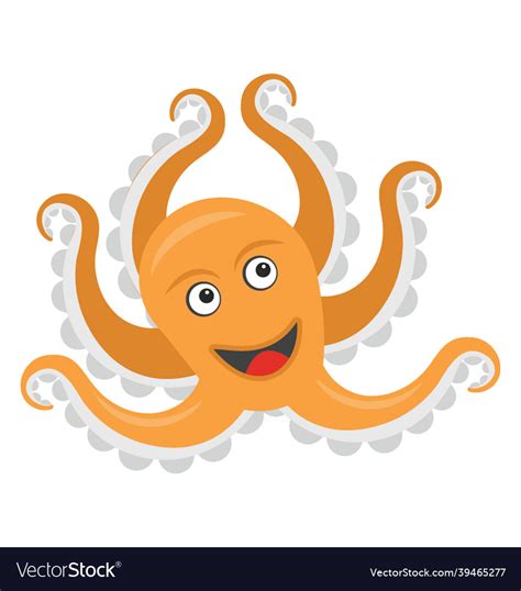 Naughty Octopus Royalty Free Vector Image VectorStock
