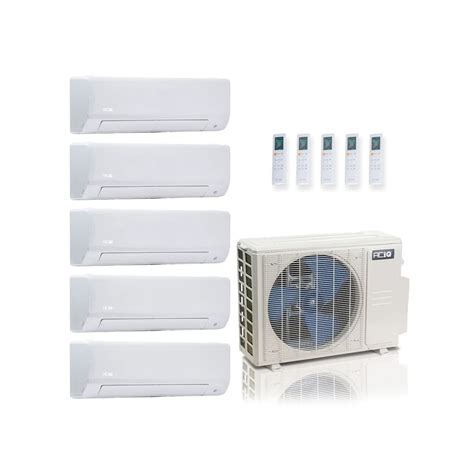 Aciq 36 000 Btu 24 Seer2 5 Zone Mini Split System R454b 230v 6 6 6 6 9 — Hvac Store