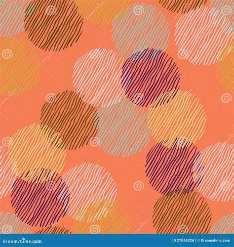 Seamless Pattern Abstract Background With Circles Stock Vector Illustration Of Abstract Pink