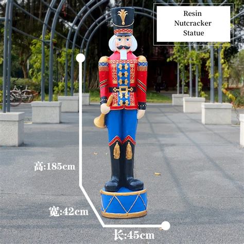 Life Size Nutcracker Statue Perfect Outdoor Christmas Decor
