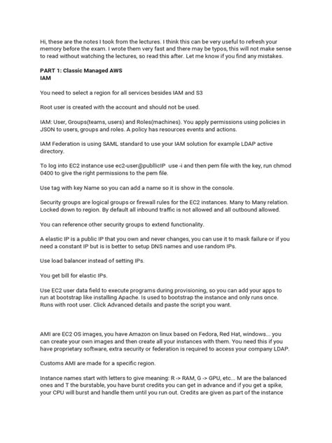 Aws Cheat Sheet Pdf Database Index Cloud Computing