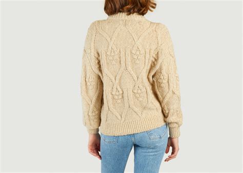 Elsa Cable Jumper Off White Nudie Jeans Lexception