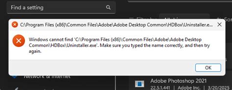 Im Struggling To Uninstall My Adobe Photoshop Adobe Product