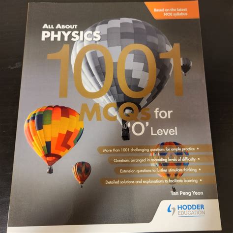 O Levels Physics Assessment Book With Free Tys See Description