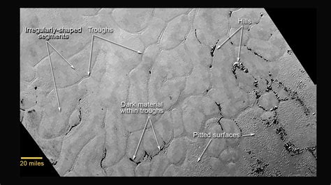 Portion Of Plutos Sputnik Planum Sputnik Plain Nasa Jet Propulsion