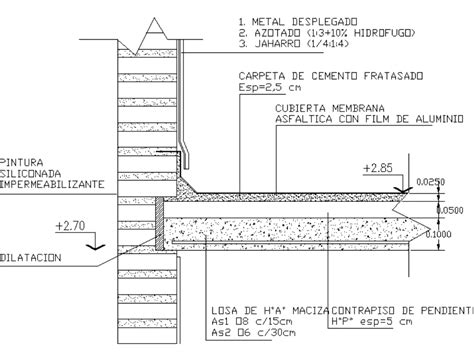 Losa Maciza Plana En Autocad Descargar Cad 11 33 Kb Bibliocad