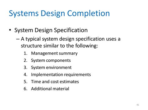 Chapter 10 System Architectureinformation Technology Project