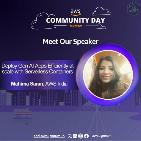mahima saran on linkedin acd2024 awscloud devops ai ml awscommunity awscloud aws