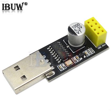 อะแดปเตอร์โปรแกรมเมอร์ Esp01 Uart Gpio0 Esp 01 Adaptater Esp8266 Ch340g Usb To Esp8266 Serial