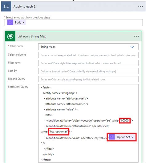 Use String Maps To Set Option Set Columns In Power Automate