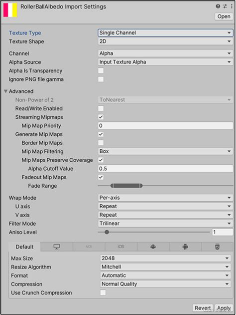 Unity2d开发总结——（texture2d）import Setting Csdn博客