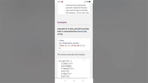 Php Dateparse Uses Php Shortsfeed Shortsvideo Shortvideo Shorts Short Shortsyoutube