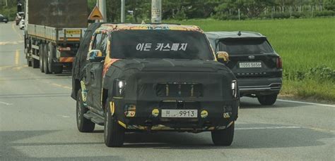 단종된 모하비 대체 기아 독특한 프레임바디 픽업 타스만 테스트카 포착 M투데이