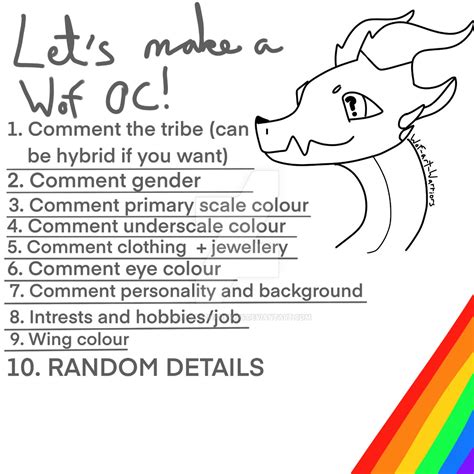 Lets Make A Wof Oc We Still Need 7 And 10 By Wof Art Warriors On