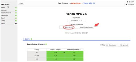 Connecting Varian Machine Performance Check Mpc Standard Imaging
