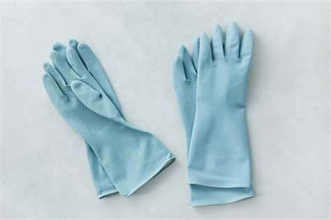 생활공작소 파스텔블루 고무장갑 3개입 2종 택1 마켓컬리