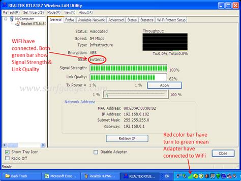 SurfGadGet How To Use Realtek Utility To Connect WiFi