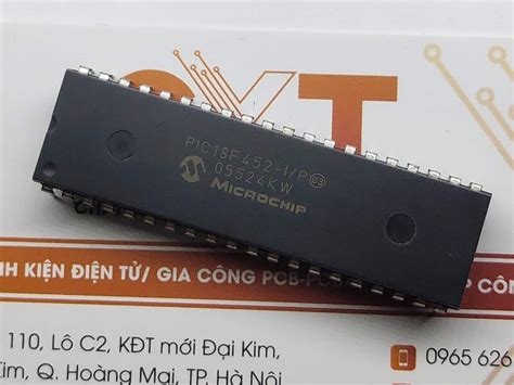 Cxt Từ ý Tưởng đến Sản Phẩm Pic18f452 Ip Ic Mcu 8bit 32kb Flash 40dip