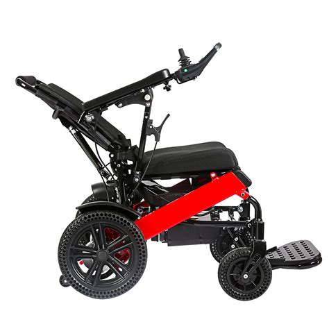 601l Reclining Lightweight Folding Electric Wheelchair With Lcd Voice