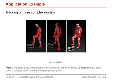 Particle Filtering In Computer Vision PDF Physics Science