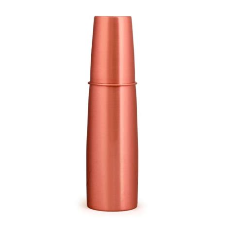Bottle With Glass 1000ml Kwality Copperware