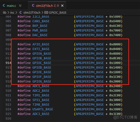 Stm32学习3 寄存器映射和gpio寄存器编程51cto博客stm32 Gpio 寄存器