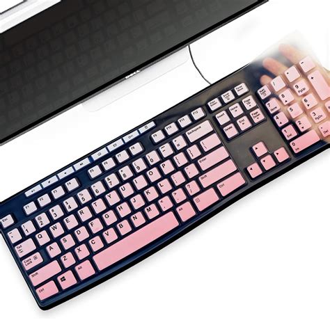 Amazon Com Premium Ultra Thin Silicone Keyboard Protector Compatible With Logitech Mk Mk