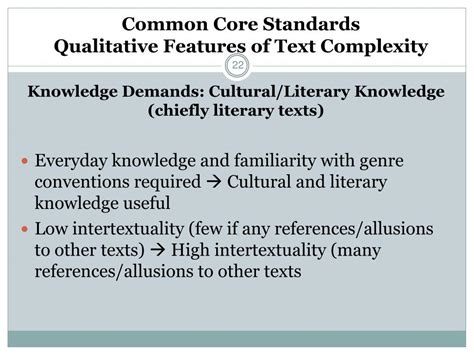 PPT The Common Core State Standards Text Complexity PowerPoint Presentation ID