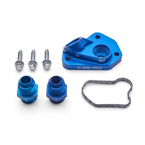 Ford Performance Mustang Coyote Oil Line Adapter 15 26 M 6881 M50a