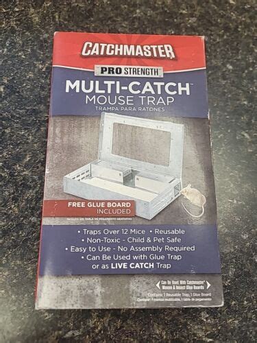 Catchmaster Pro Strength Multi Catch Mouse Trap 606mcv New In Box Ebay