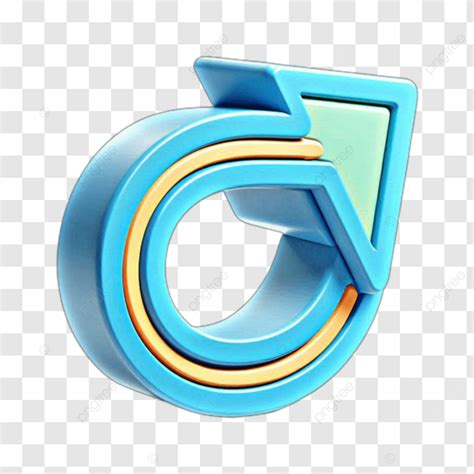 하늘색 원형 화살표 아이콘 상 3d 만화 화살 Png 일러스트 및 이미지 에 대한 무료 다운로드 Pngtree