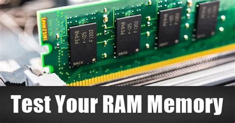 How To Test Ram Using Windows Memory Diagnostic Tool Techdator