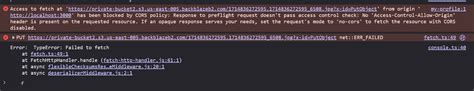 Backblaze Cors Not Working With Localhost Stack Overflow