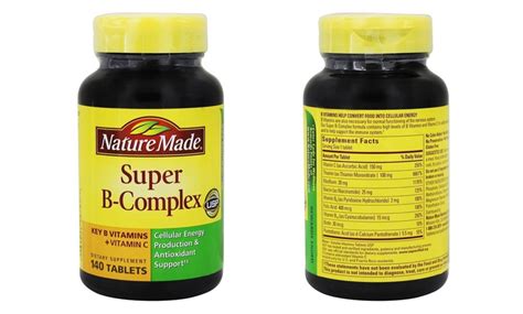 Nature Made Super B Complex Tablets 1 Or 2 Pack Groupon
