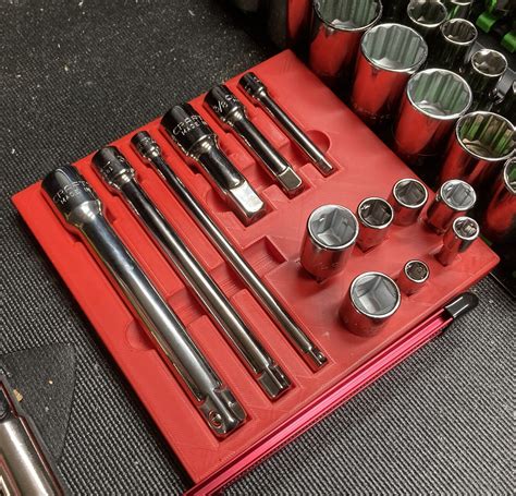 Craftsman Sae Socket Adapter Tray By Nleskiw Download Free Stl Model