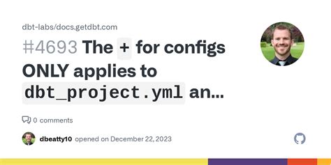 The For Configs ONLY Applies To Dbt Project Yml And Not Elsewhere