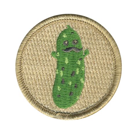 Pickle Mustache Patrol Patch