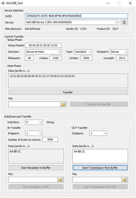 Usb Component Custom Usb Device Winusb Echo
