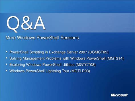 Ppt Mgt305 Windows Powershell Next Generation Command Line Scripting Powerpoint Presentation